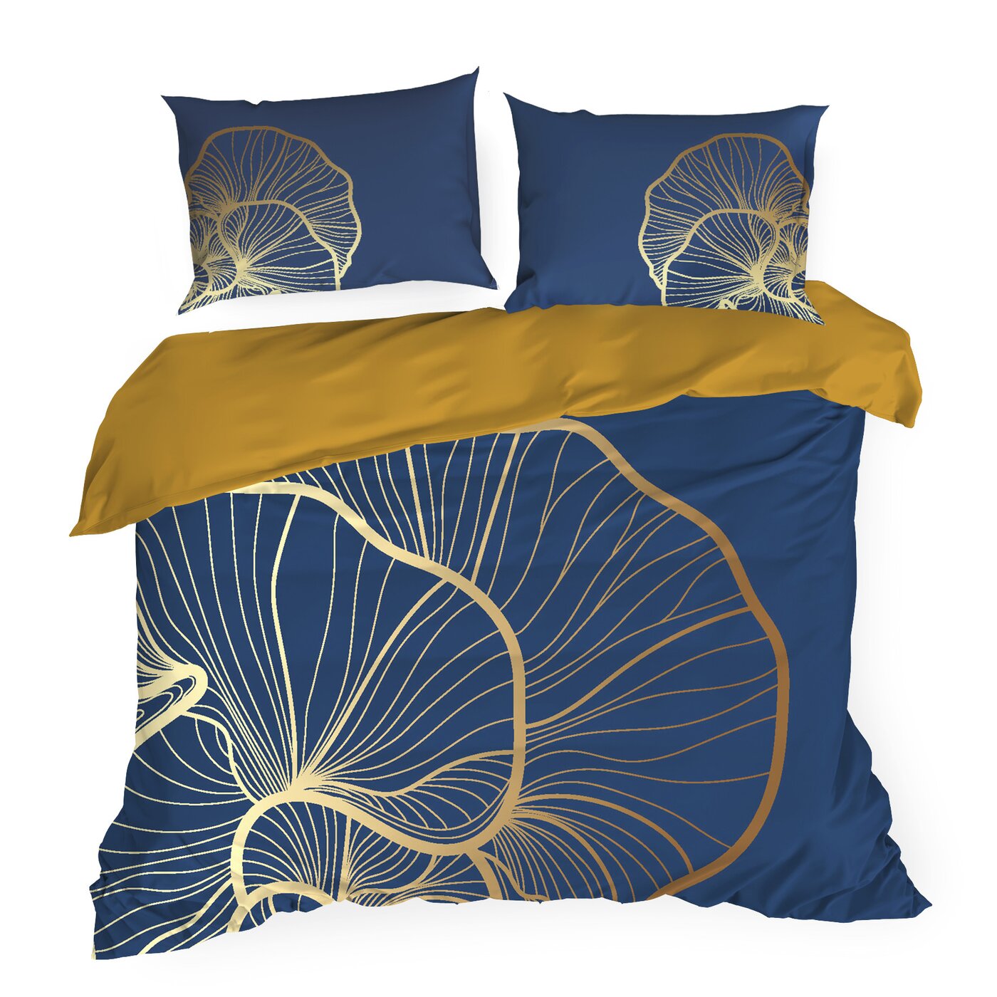 REINA LINE Komplet pościeli z makosatyny bawełnianej z designerskim ...