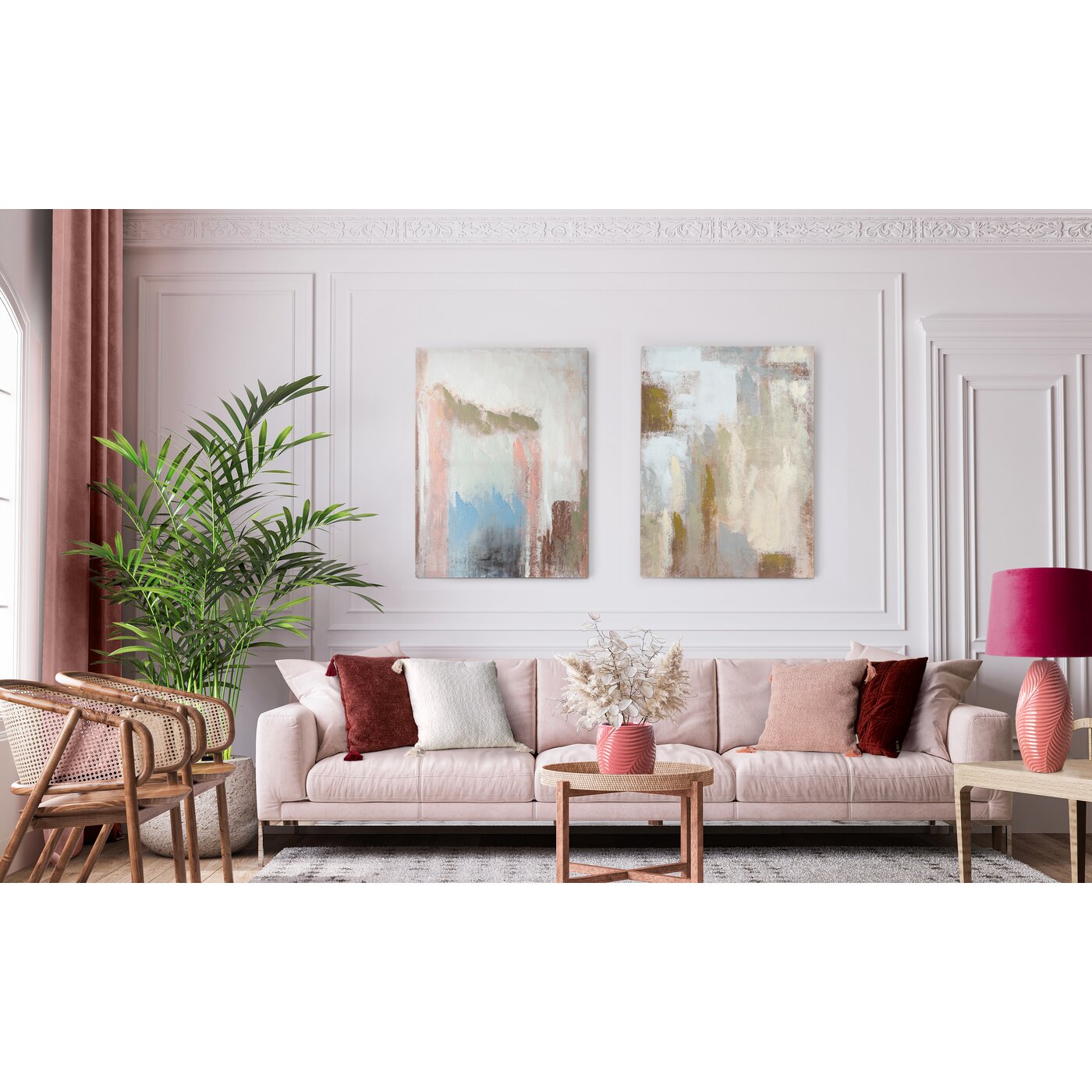 Obraz ILLUSION 5 abstrakcyjny ręcznie malowany na płótnie (390895 ...