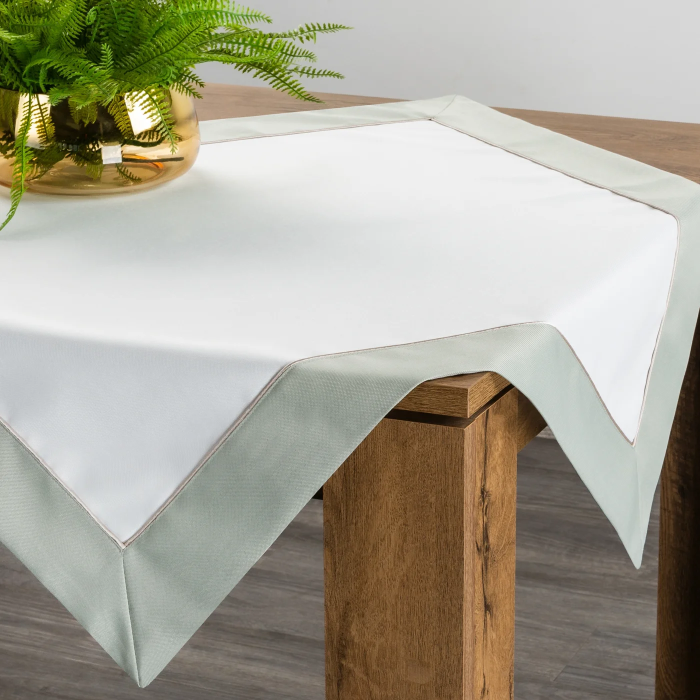 Obrus SANDI z ozdobną listwą i oliwkową wypustką (416926) - sklep ...